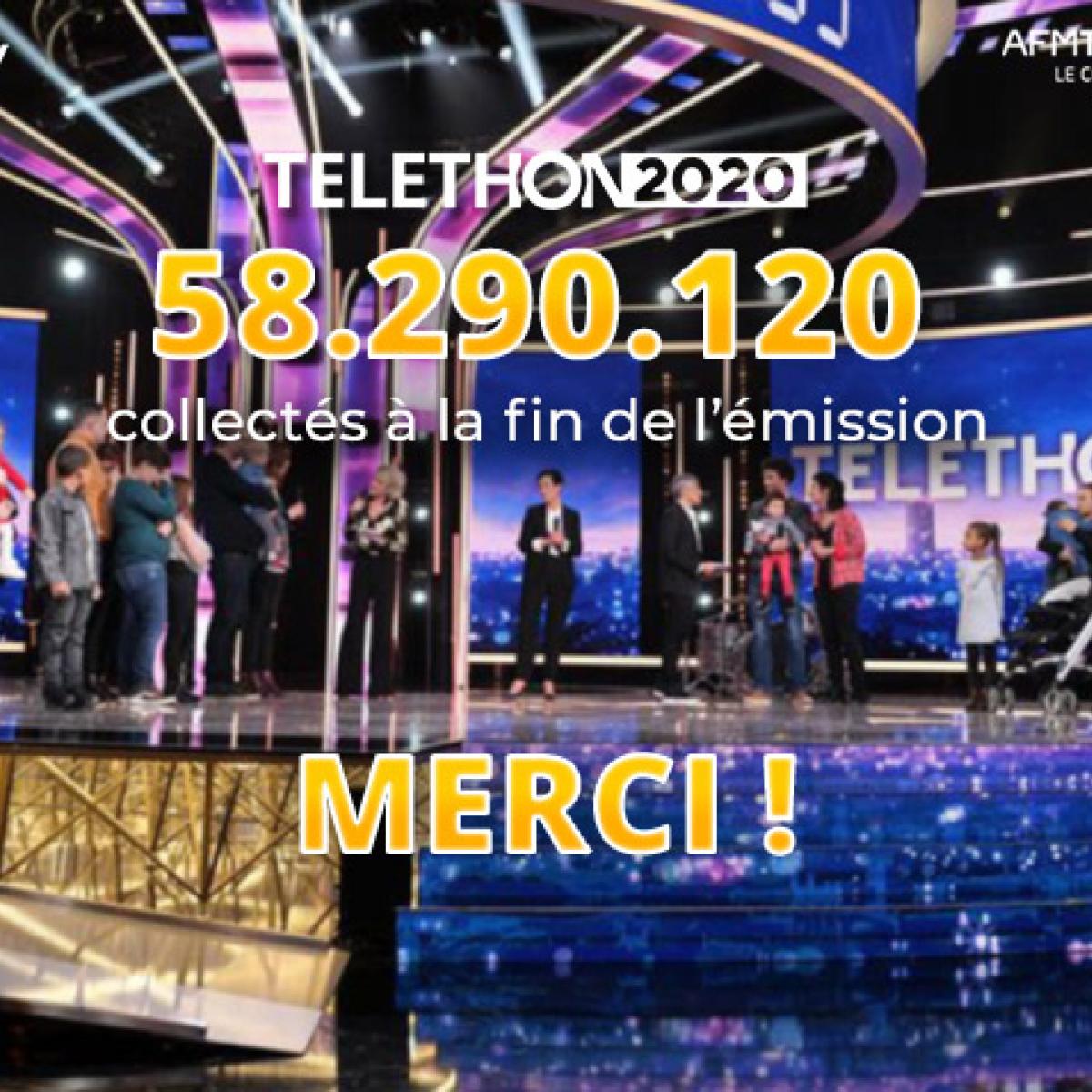 Téléthon 2020 : 58 290 120 euros ! | AFM Téléthon