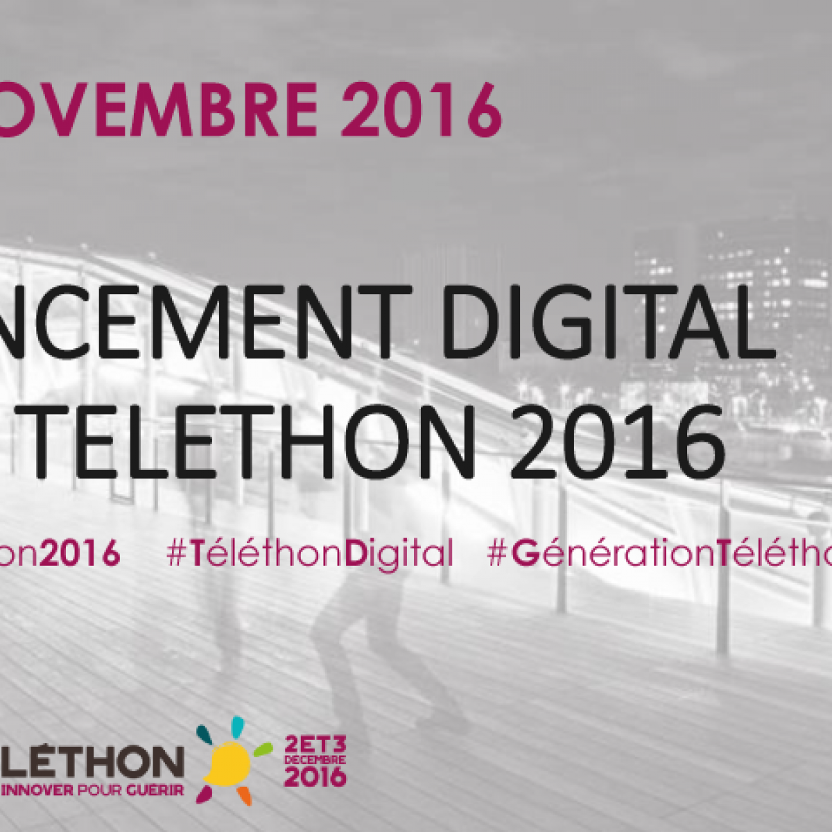 Lancement du Téléthon Digital | AFM Téléthon